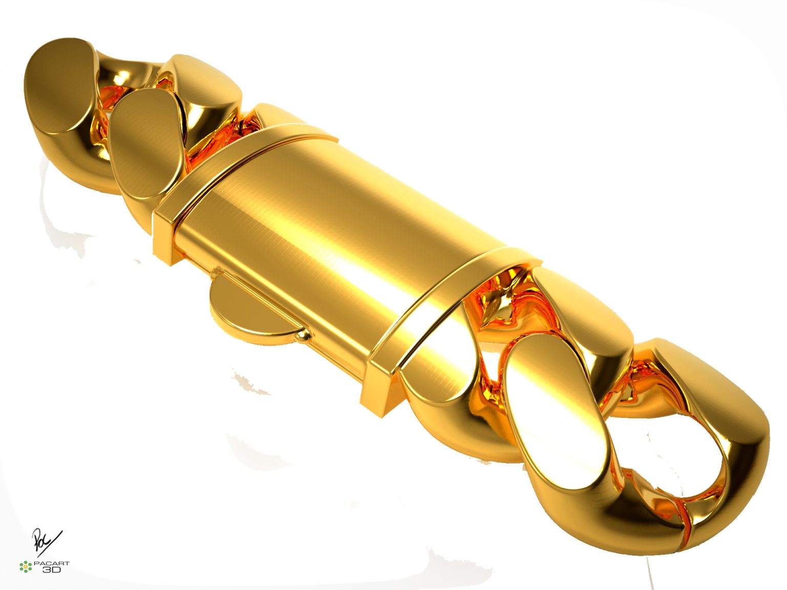 Sistema de Cierre completo con eslabon de 18 mm Pacart3d